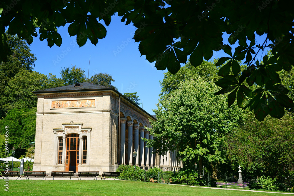 Trinkhalle Kurpark Spa complex Baden-Baden Stock Photo | Adobe Stock