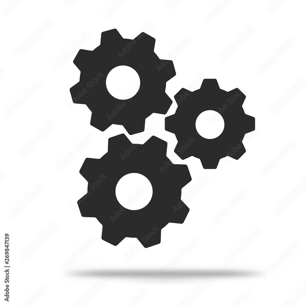 Gear Icon Flat