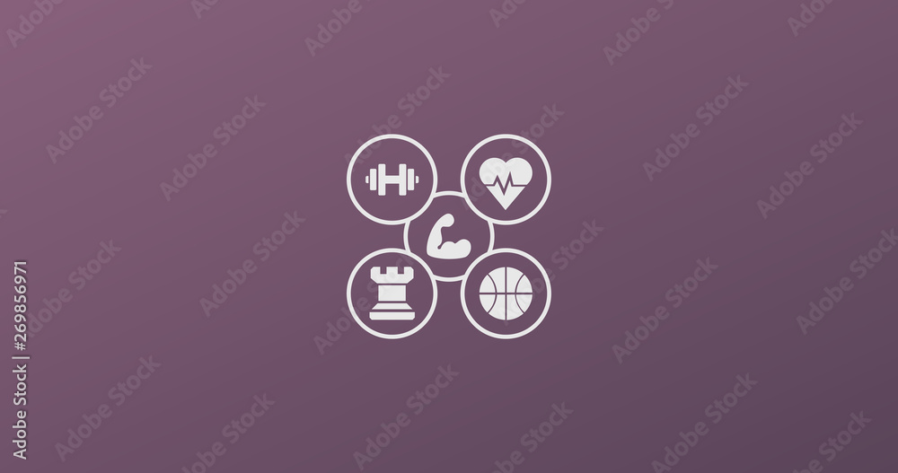 Healthy lifestyle poster, banner, presentation template. Right choice ...