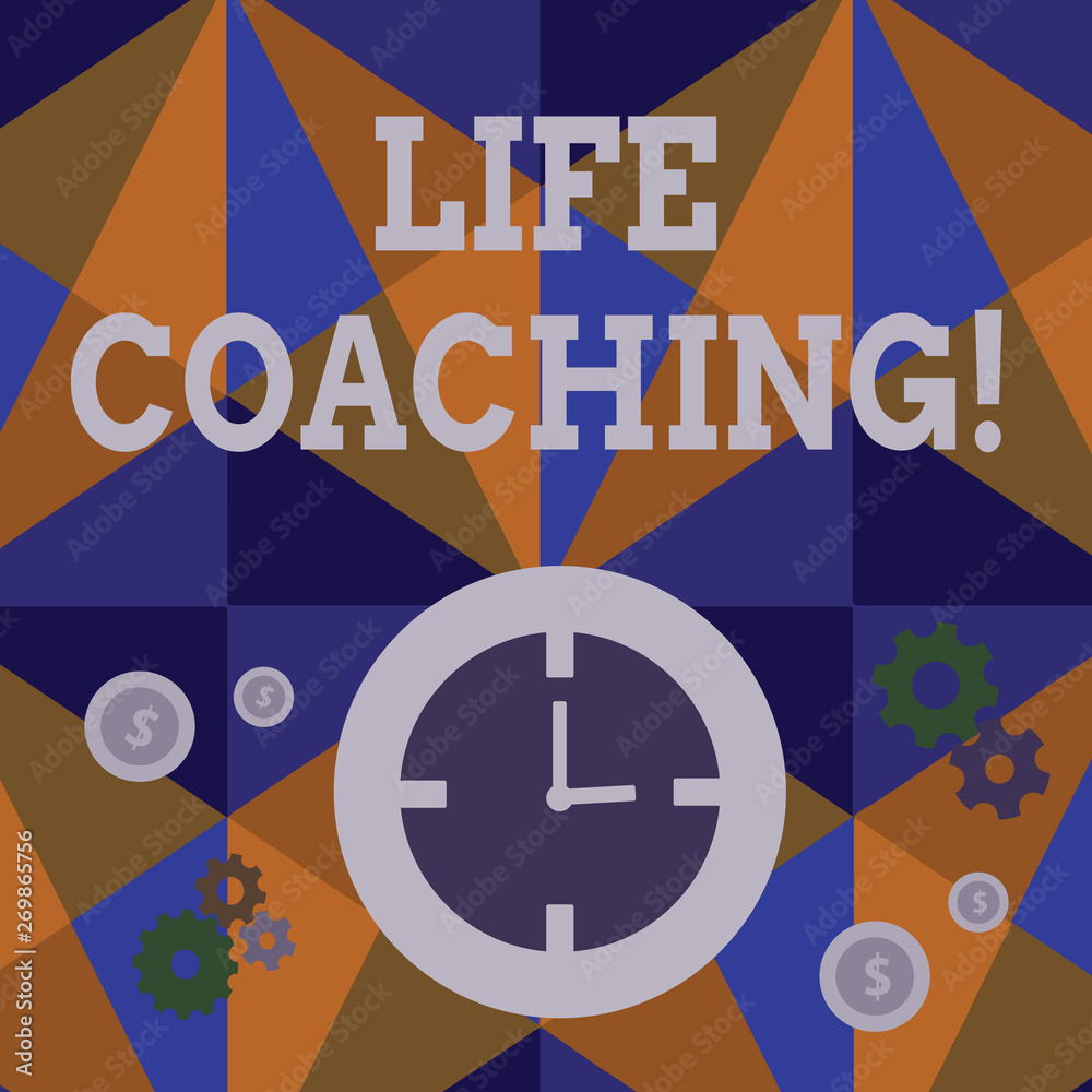 Handwriting text Life Coaching. Conceptual photo a demonstrating ...