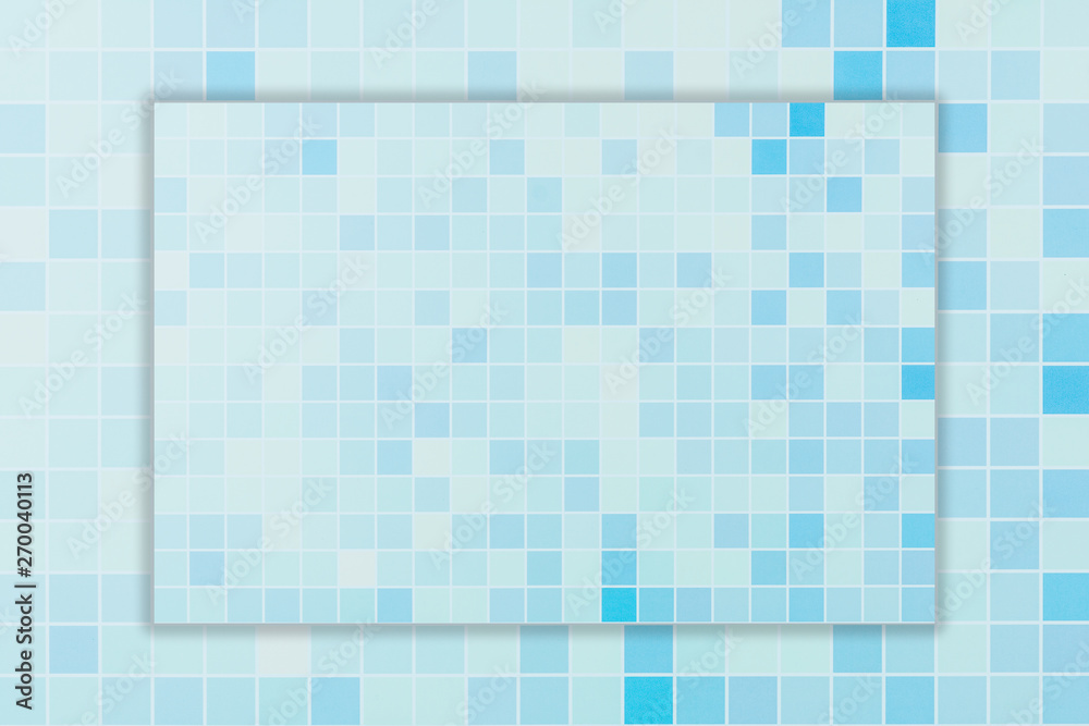 gradient of abstract blue grid tile wall. Stock Illustration | Adobe Stock