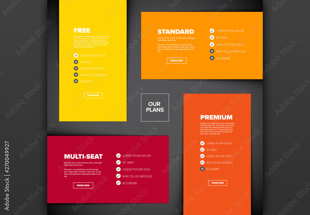 Product Cards Infographic With Features Lists Layout Stock Template product-cards-infographic-with-features-lists-layout-stock-template