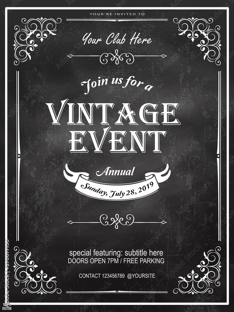 Vintage Flyer Template