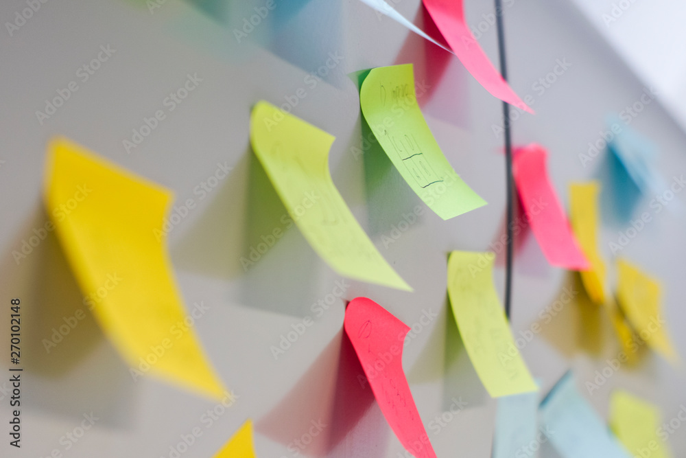 sticky notes, notizen Stock Photo | Adobe Stock