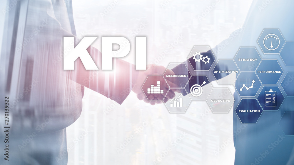 KPI - Key Performance Indicator. Business and technology concept ...