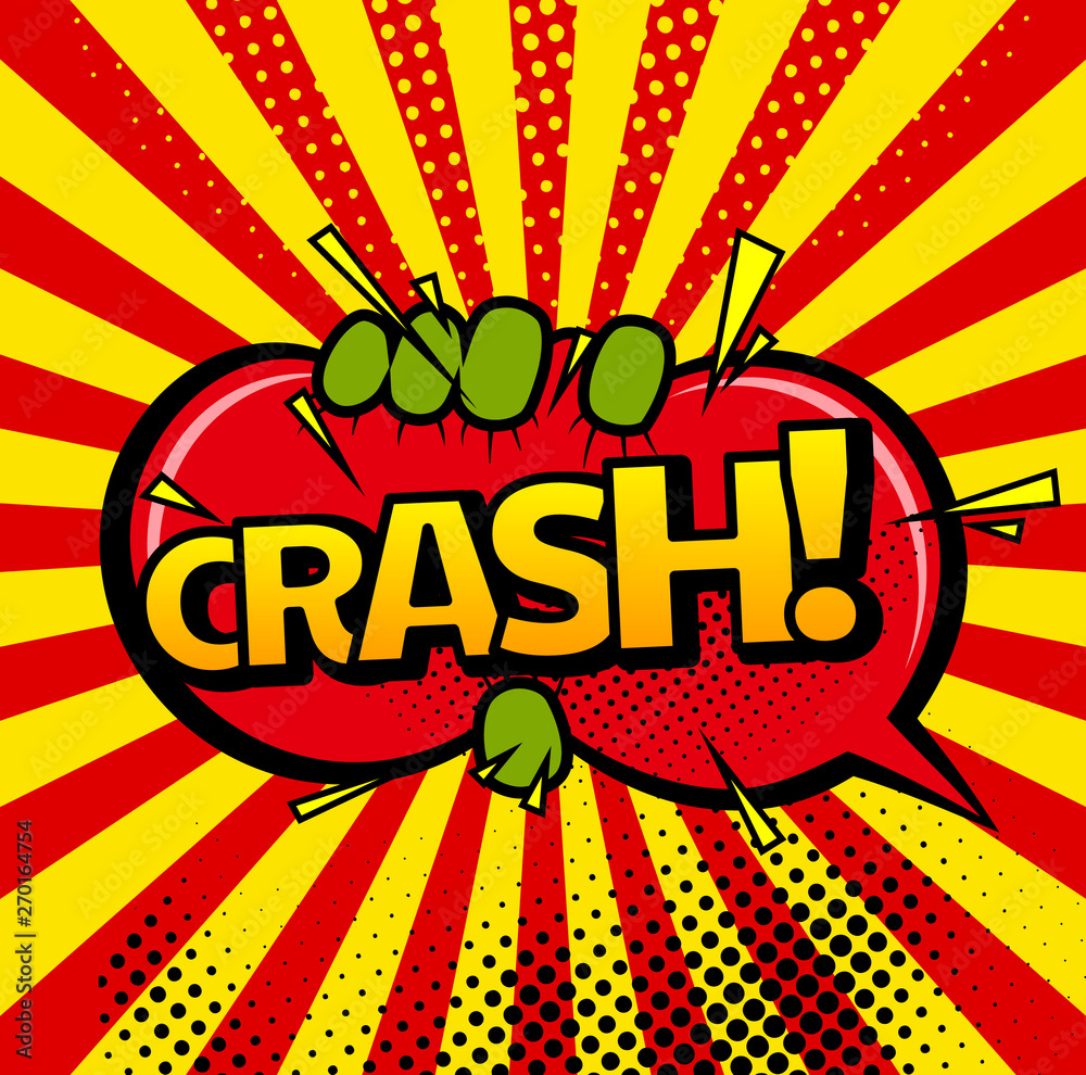 Comic book bubbles icon with sun beams. Vector cartoon pop art bubbles ...