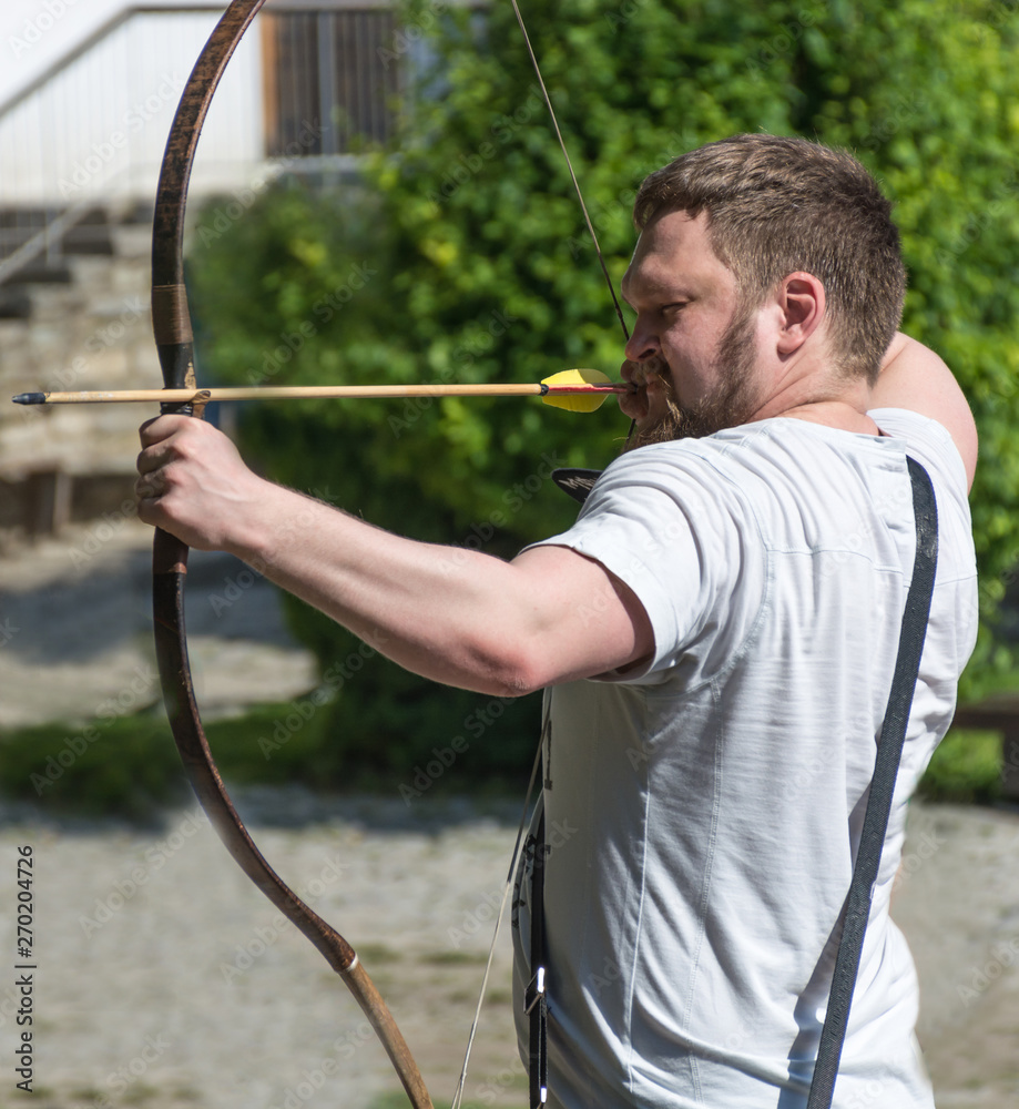 Longbow Shooting Practice