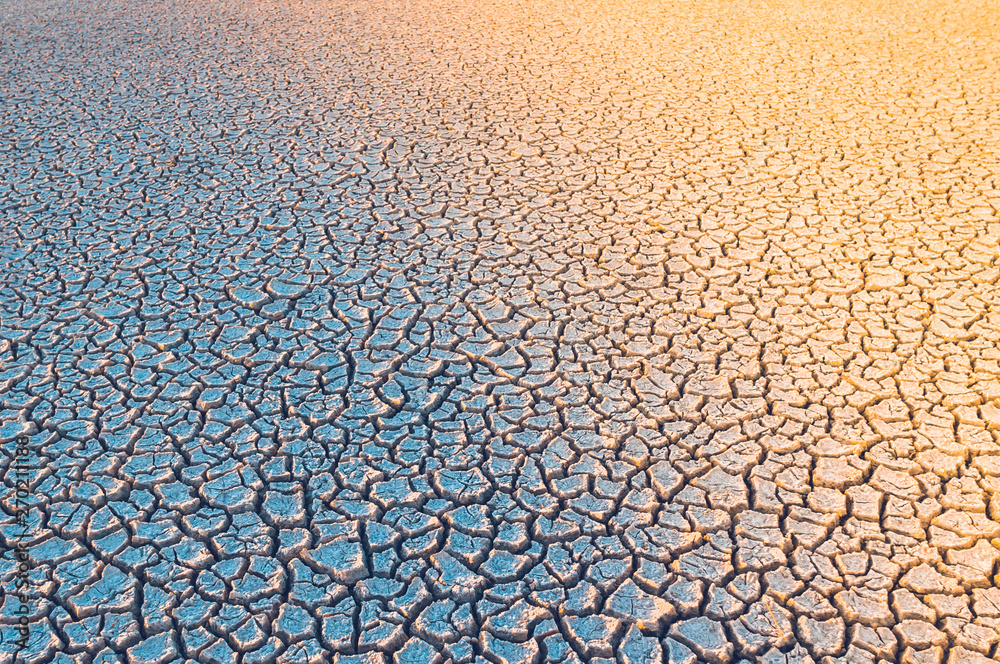 Cracked earth, desertification process,abstract background Stock Photo ...