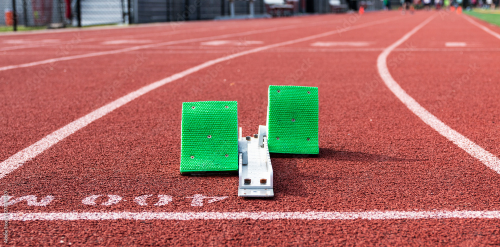 Track Starting Block Dimensions