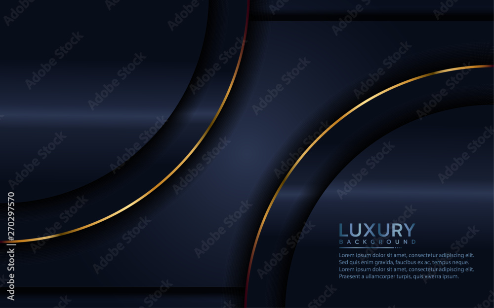 elegant navy blue background with overlap layer Stock Vector | Adobe Stock
