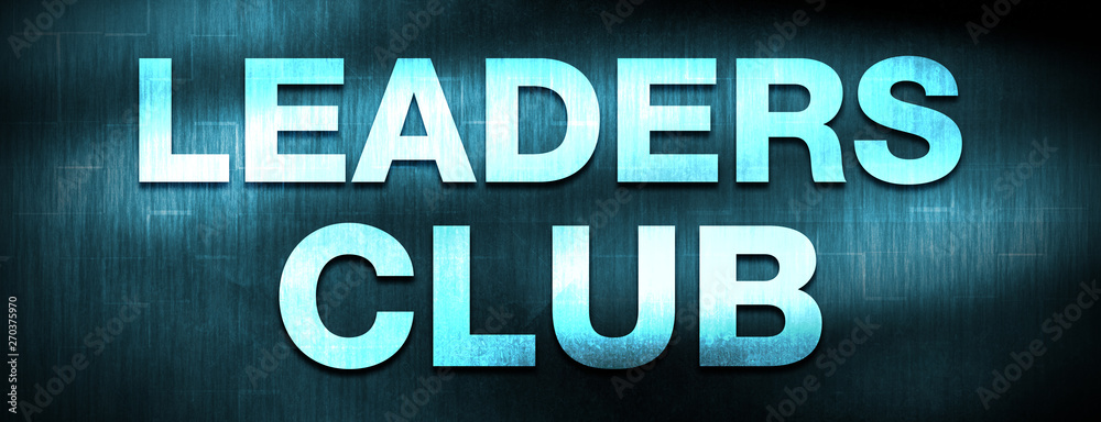 Leaders Club abstract blue banner background Stock Illustration | Adobe ...