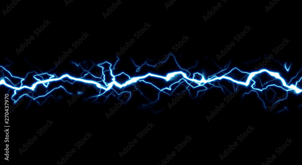 Cartoon lightning style isolated on black background Stock Illustration ...
