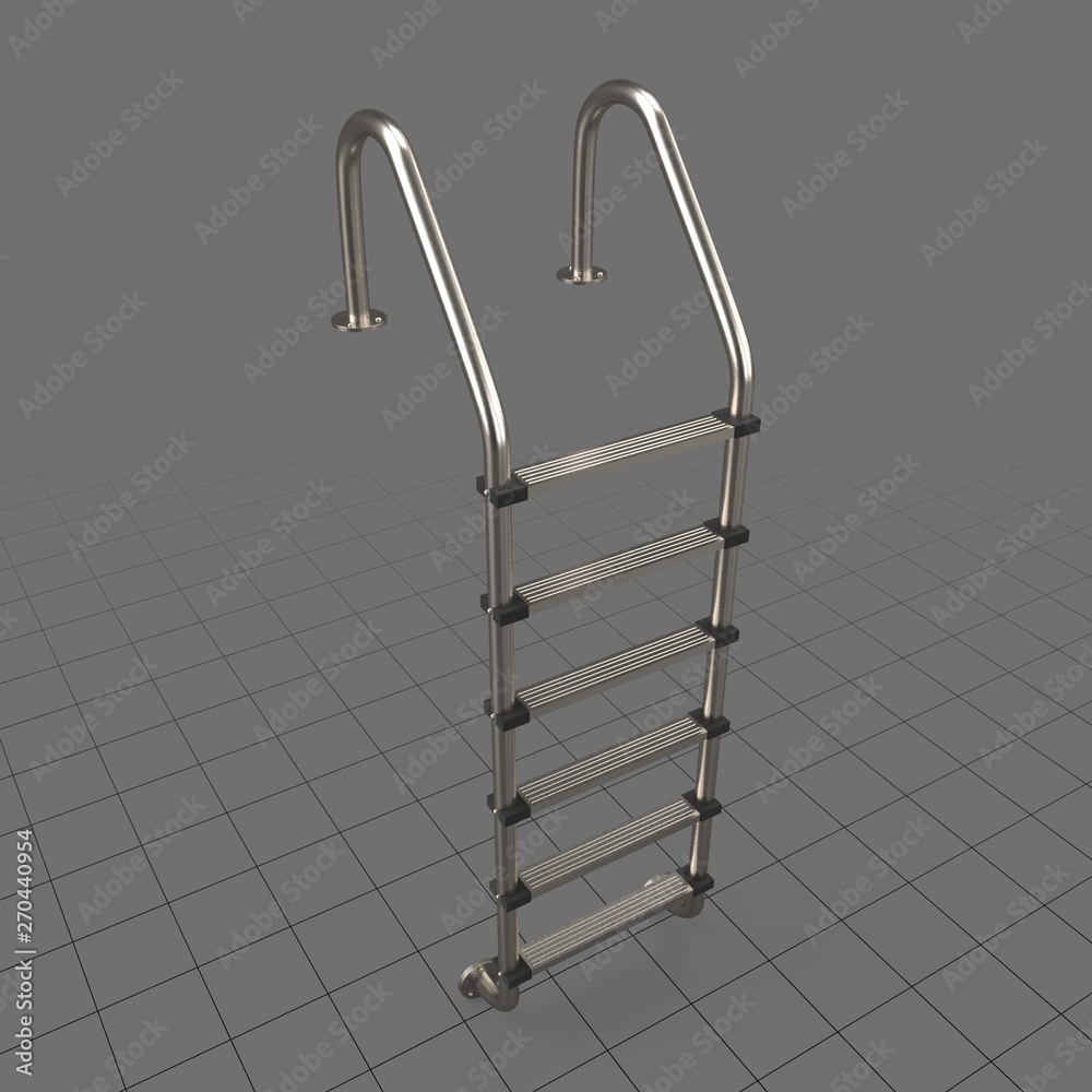 Pool ladder 1 Stock 3D asset | Adobe Stock