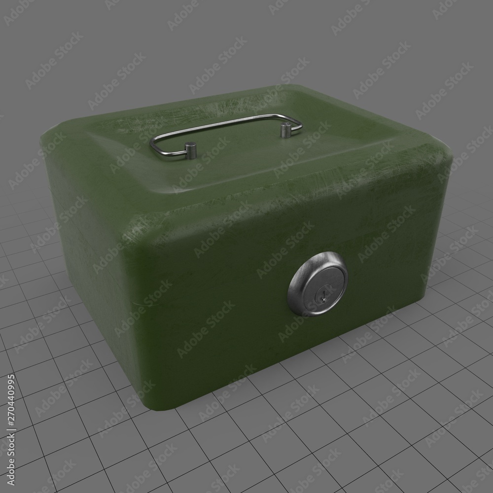 Locked box Stock 3D asset | Adobe Stock