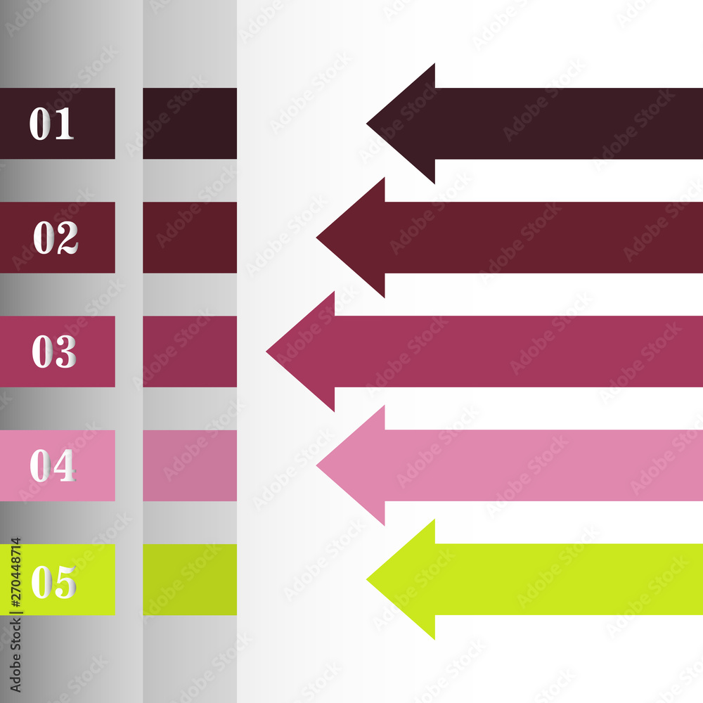 Modern strips infographics x options banner for business processes ...