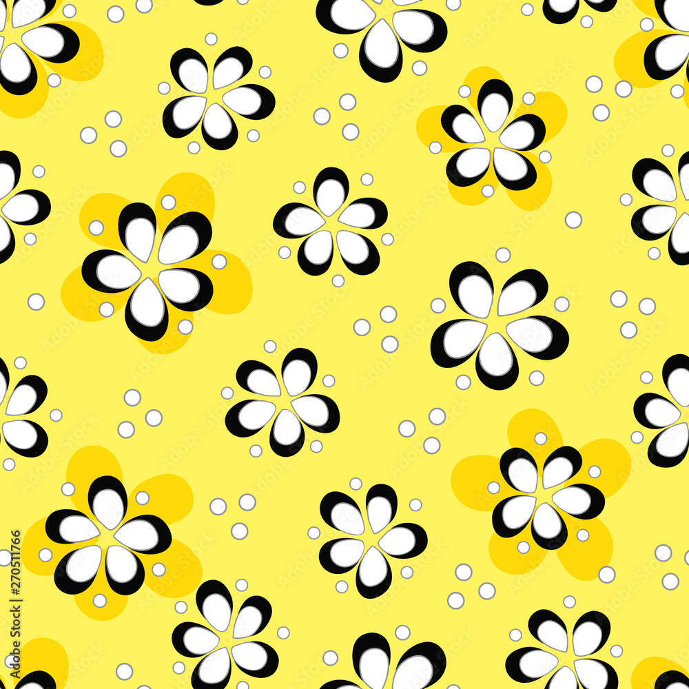 Pale Yellow Pattern Background
