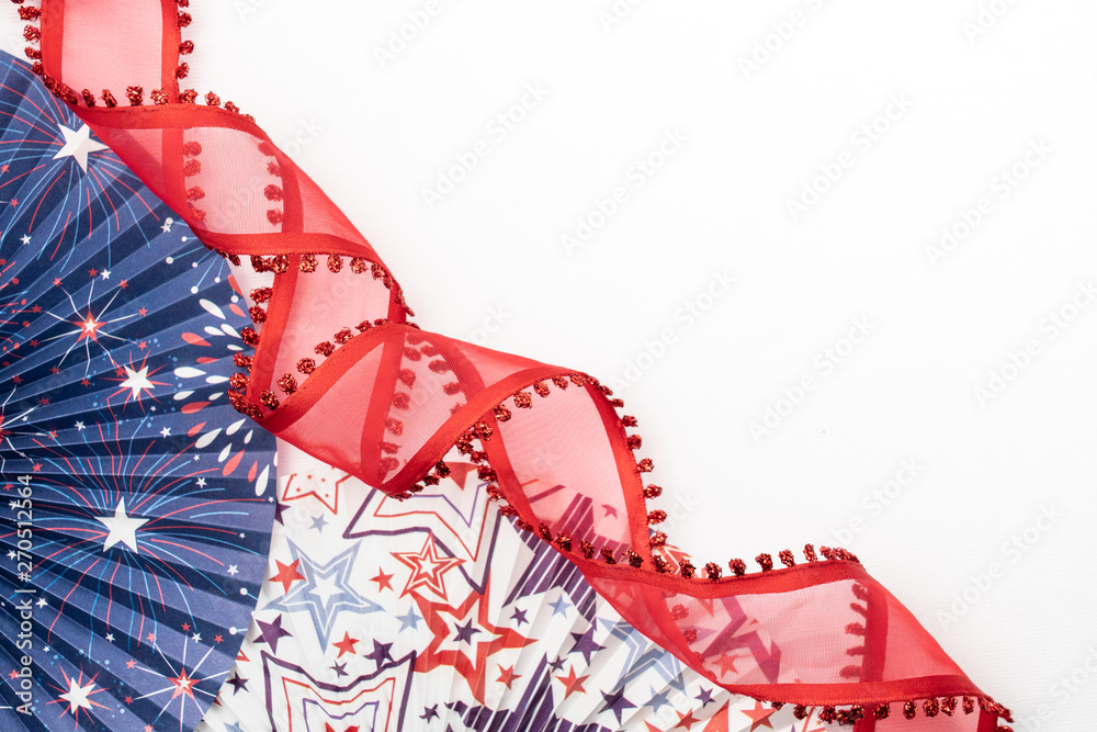 Red White And Blue Borders With Corners