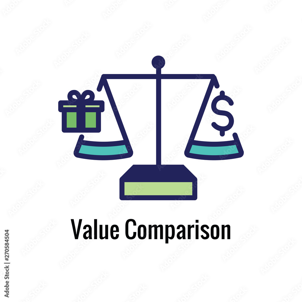 Competitive Pricing Icon Showing an aspect of Pricing, Growth ...