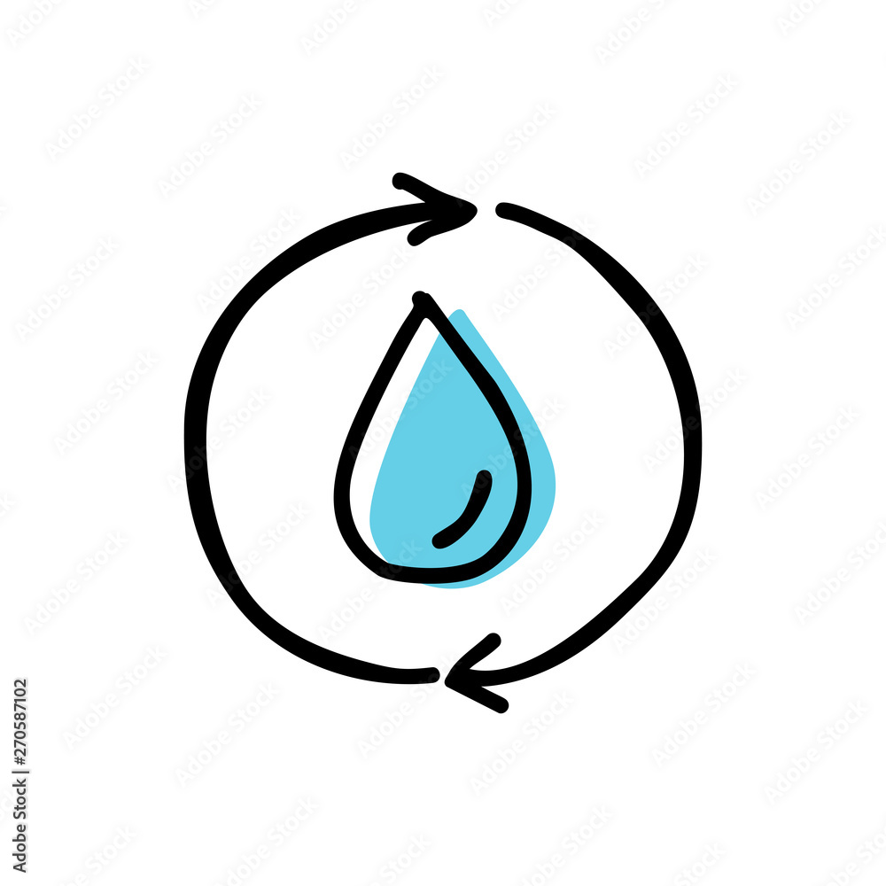 Refill water reusable bottle point sign vector Stock Vector | Adobe Stock