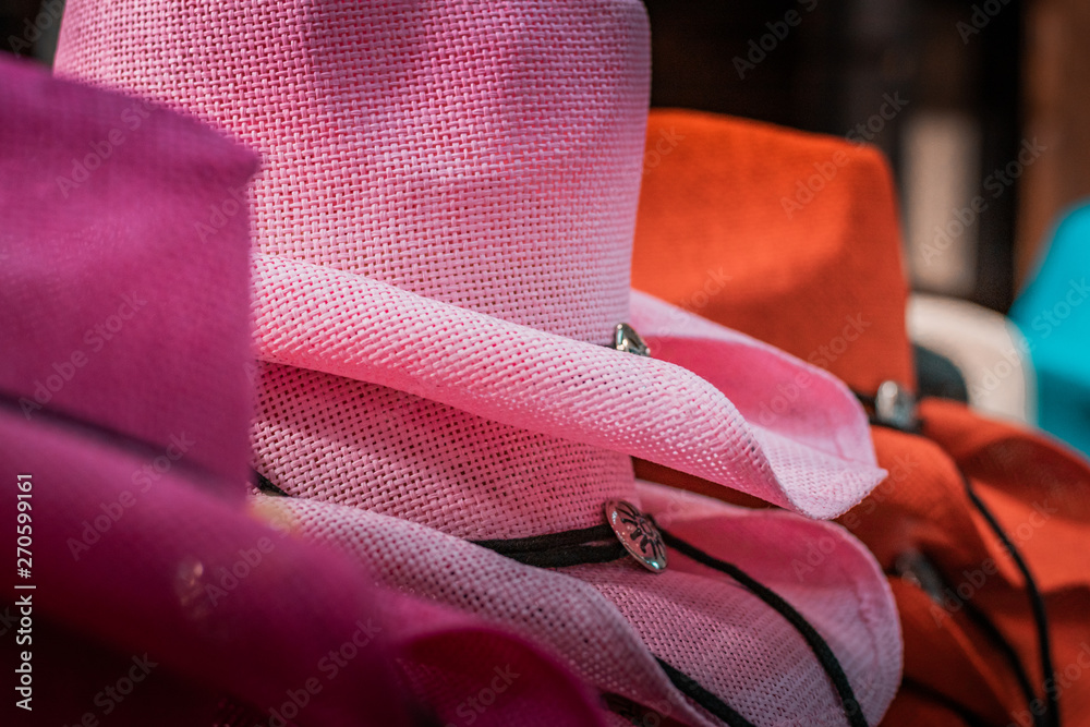 Female traditional cowboy hats, old american fabrics, rodeo gear ...