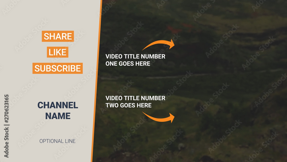 Video Outro Stock Template | Adobe Stock