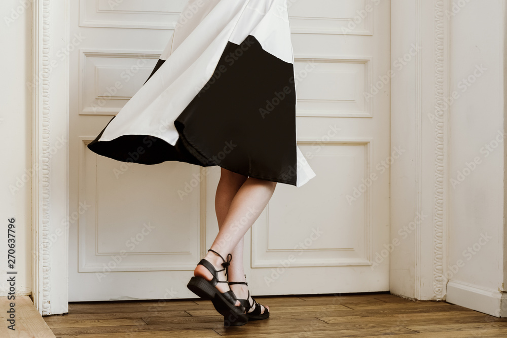 Flying skirt Stock Photo | Adobe Stock