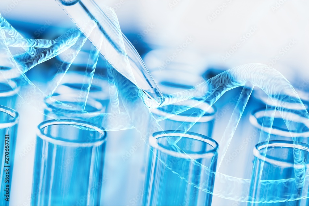 Science laboratory test tubes , laboratory equipment Stock Photo ...