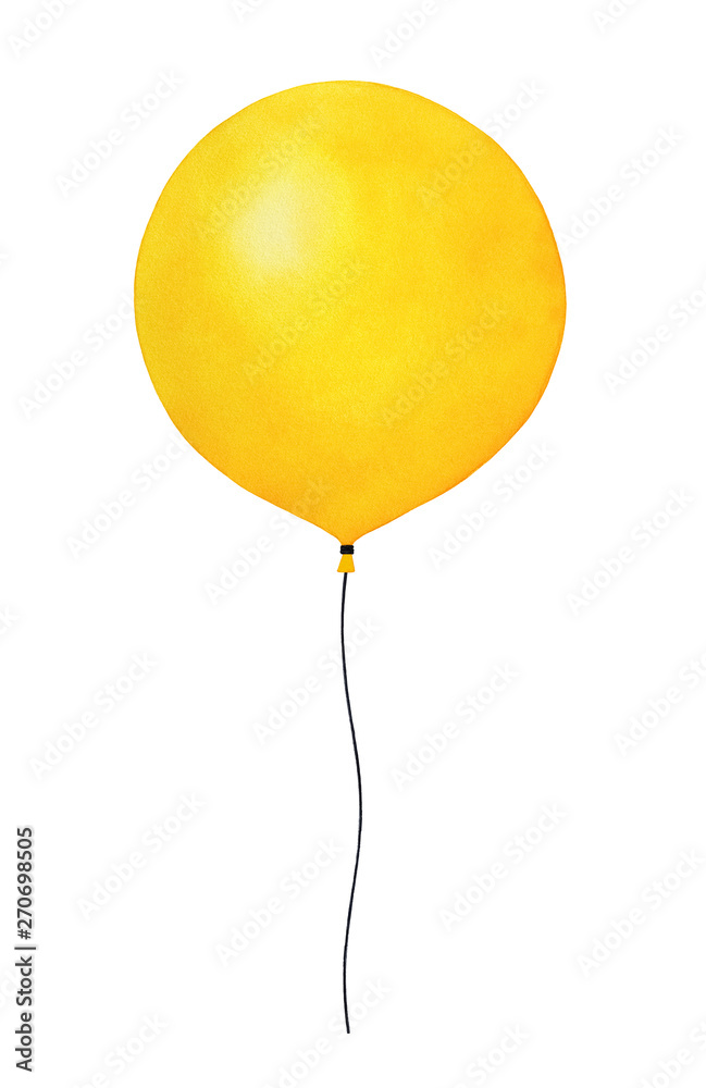 Yellow Balloon Clipart