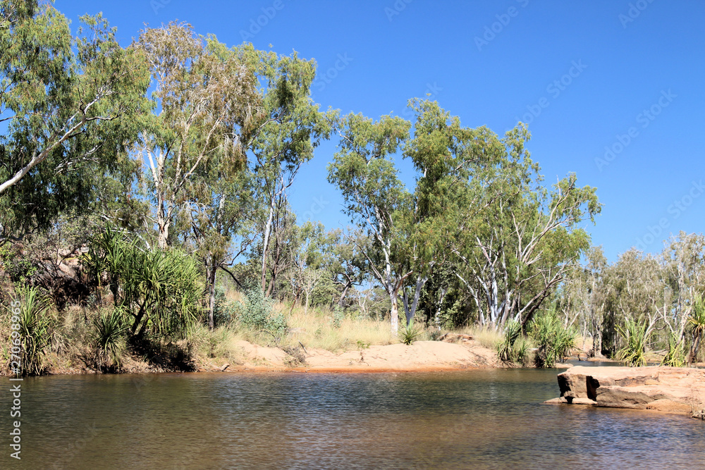 Hann River Crossing on the Gibb Road Kimberley Western Australia Stock ...