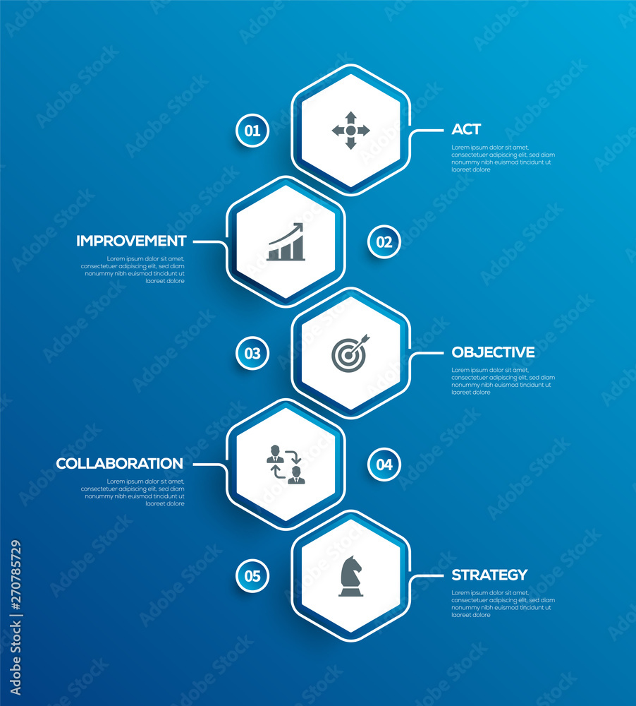ACTION PLAN INFOGRAPHIC DESIGN Stock Vector | Adobe Stock
