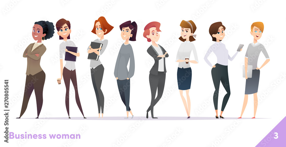 Professional Woman Cartoon