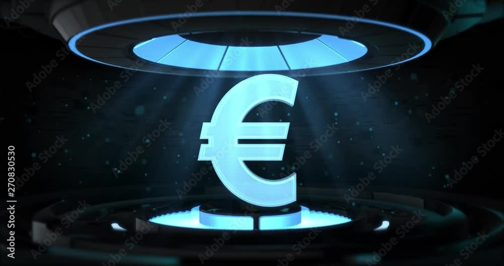 Making of Euro money at moving mechanical workplace, virtual ...