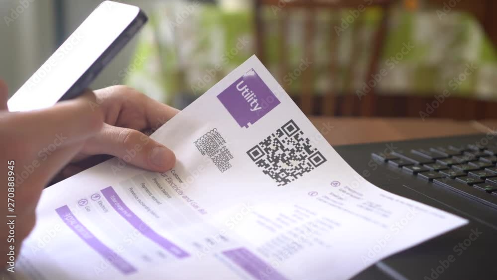 QR Code Payment. Utility Billing Online. Payment of utilities using QR ...
