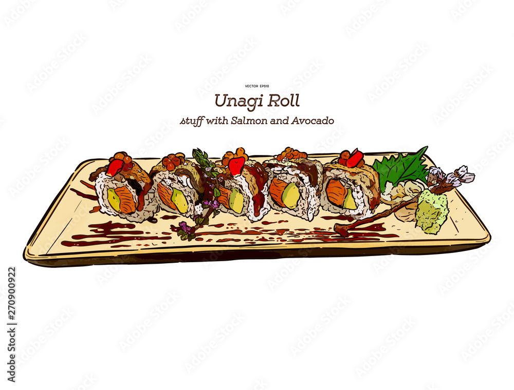Unagi Hand Roll
