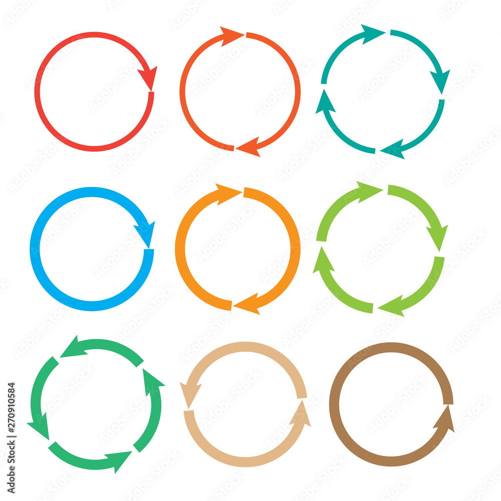 Arrow pictogram refresh. Reload and rotation loop sign. Stock Vector ...