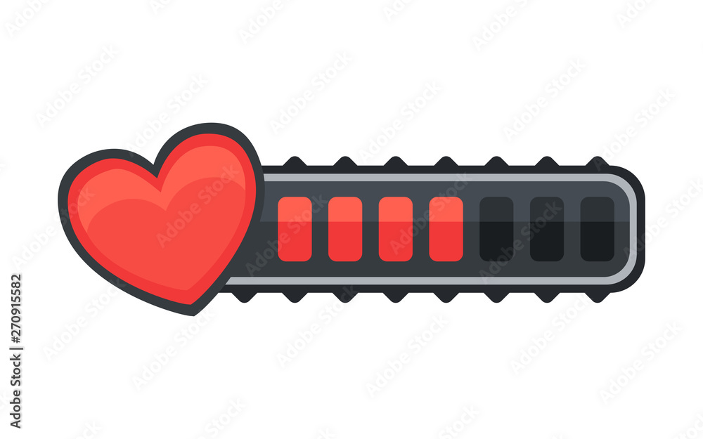Health bar design Stock Vector | Adobe Stock