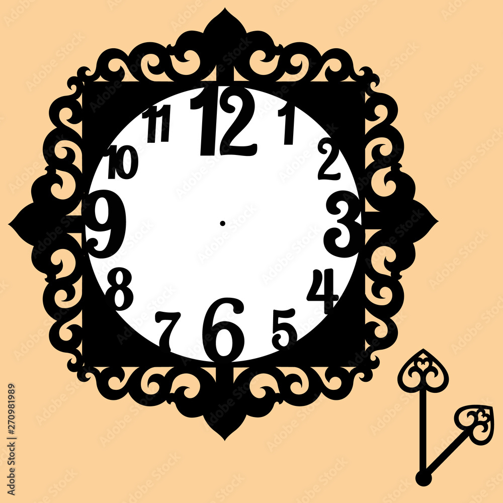 laser watch face and clock face pattern Stock Illustration | Adobe Stock