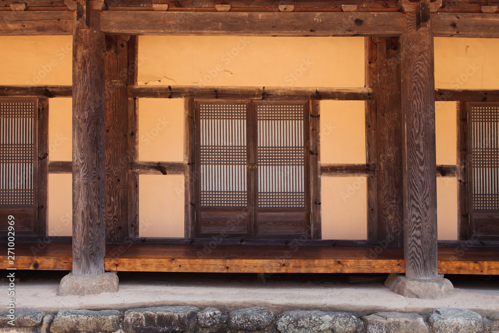Korean traditional house Han Ok in Public Temple for studying Buddhist ...