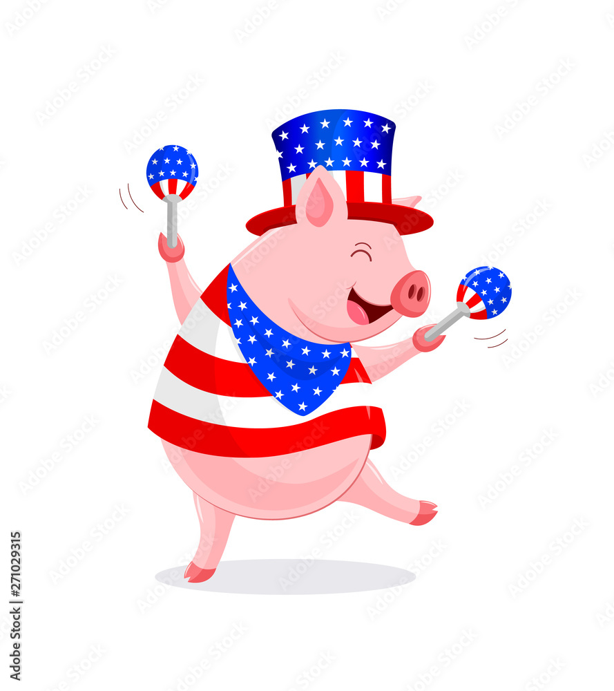 4th Of July Cartoon Characters