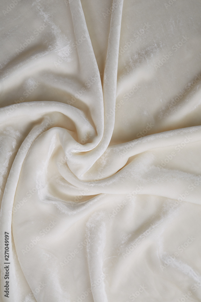 White silk velvet fabric texture Stock Photo | Adobe Stock