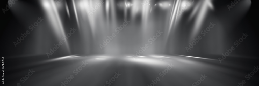 perspective floor backdrop black room studio with gray gradient ...