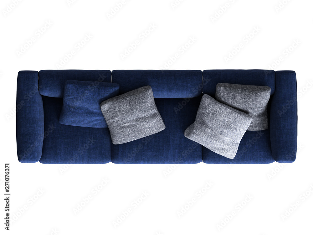 Sofa top view Stock Illustration | Adobe Stock