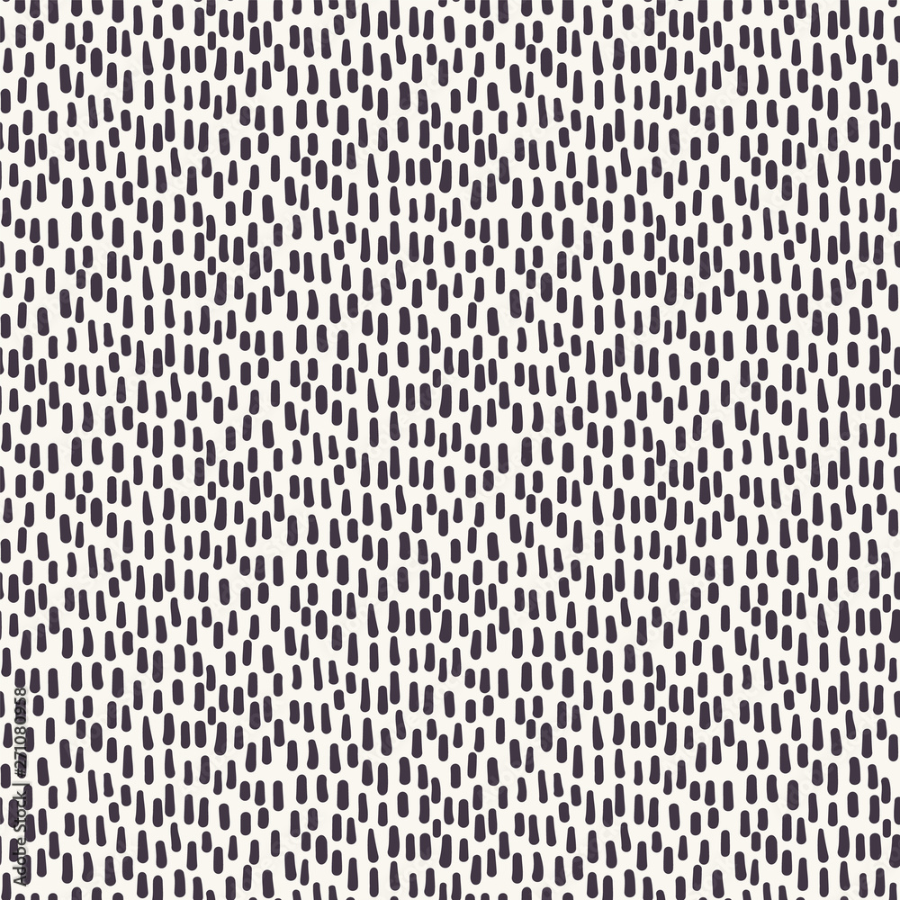Seamless vector pattern. Tiny hand drawn rain drop line marks confetti ...