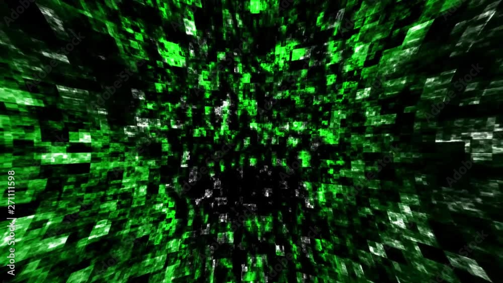 Scary demon face with digital noise effect. Computer virus concept ...