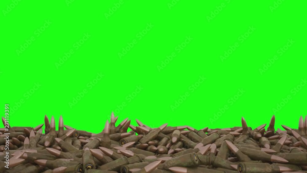 Bullet blow Green Screen Logo Background Stock Video | Adobe Stock