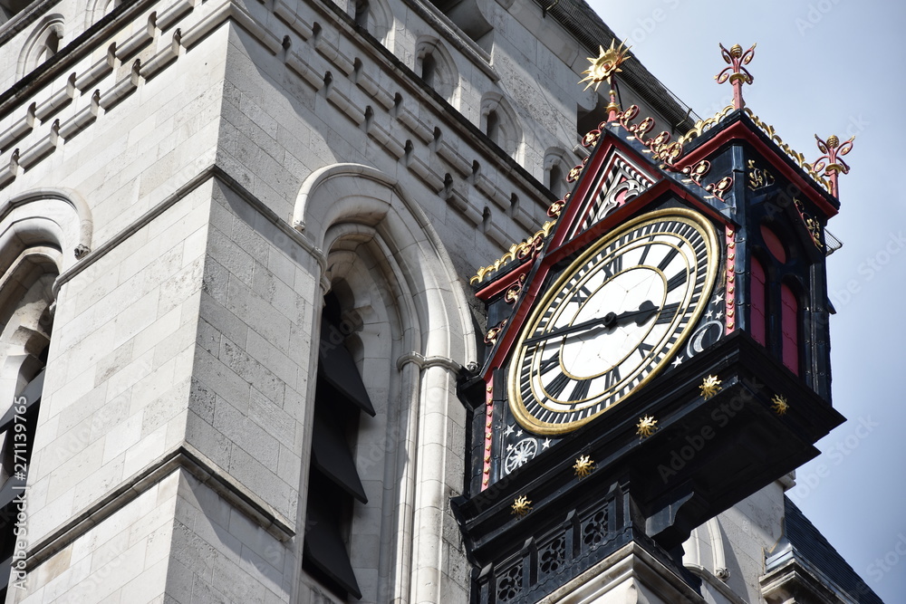 Poster The Law Courts Clock by George Edmund Street (1824-1881) – Wall ...
