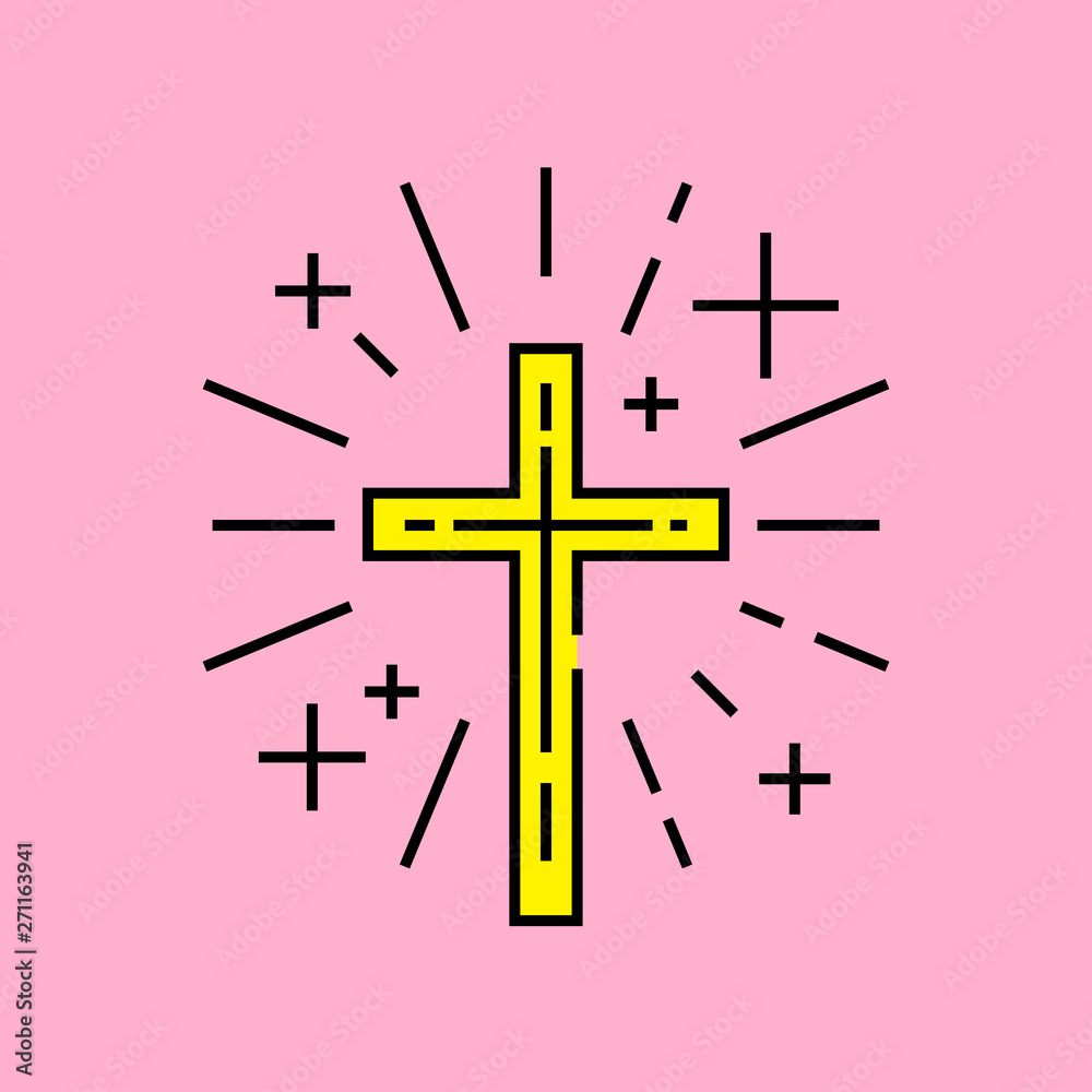 Pink Religious Background