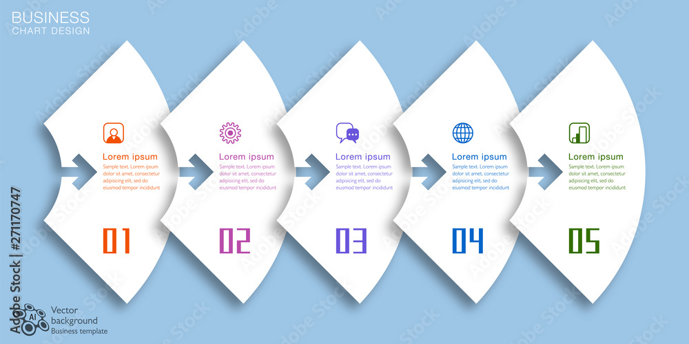 Timeline, Business Chart Design, Vector Graphics, Stock Vector | Adobe ...