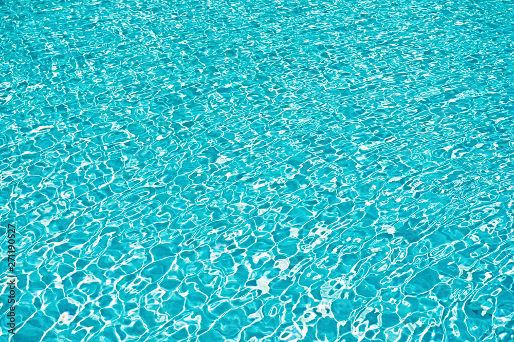 sea water background. summer vacation. luxury hotel pool. blue water ...