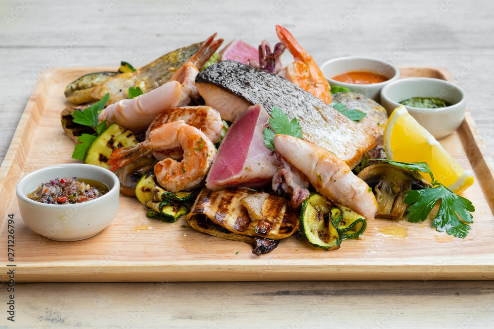 Grilled Seafood Platter